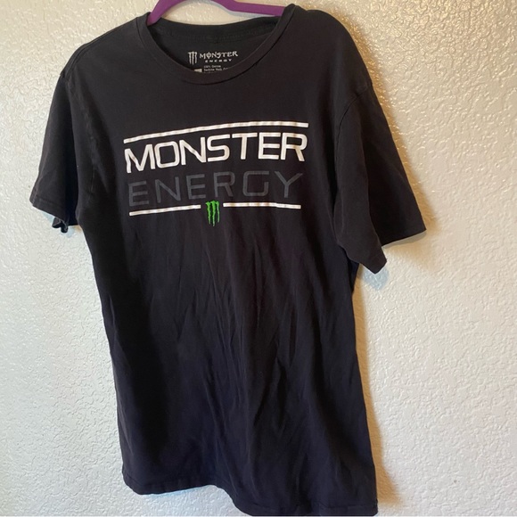 Monster Energy | Shirts | Monster Energy Black Tshirt | Poshmark